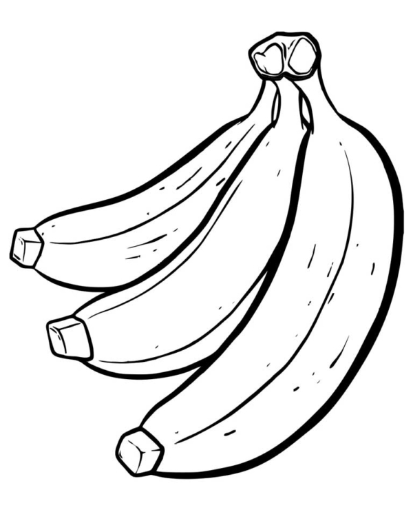 Tros Bananen Kleurplaat | Elok.eu.org